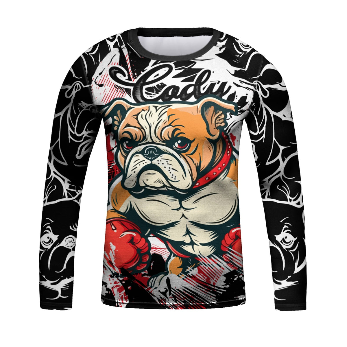 Kid's Bulldog ' Rocky' Elite Long Sleeve Rashguard — HeroCompression