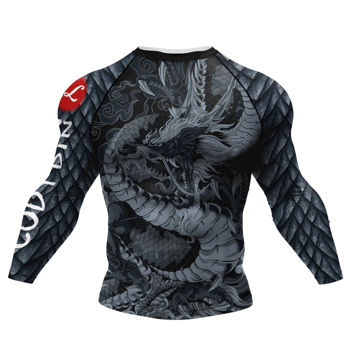 Dragon 'Yakuza' Elite Long Sleeve Compression Rashguard — HeroCompression