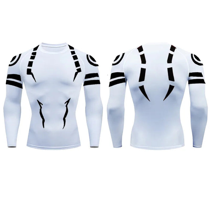 Jujutsu Kaisen 'Sukuna' Long Sleeve Compression Rashguard — HeroCompression