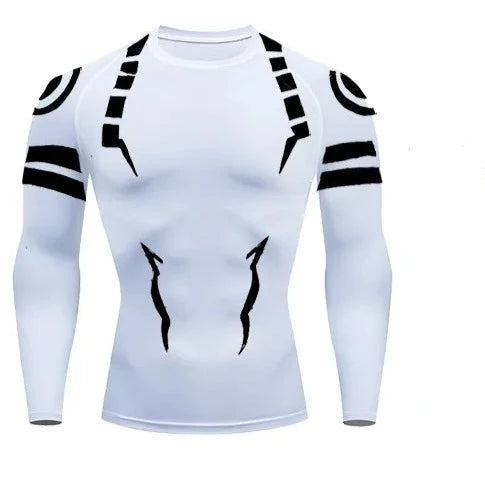 Jujutsu Kaisen 'Sukuna' Long Sleeve Compression Rashguard — HeroCompression