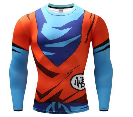 Goku Dragon Ball Z Compression Long Sleeve Rash Guard – HeroCompression