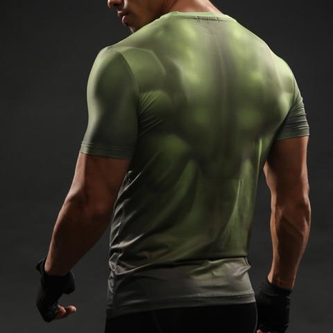 Incredible Hulk "Too Late" Short Sleeve Compression Shirt | RashGuard ...