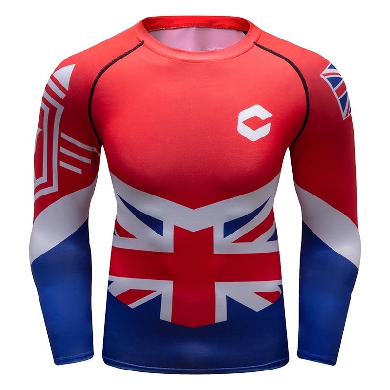 Warrior Compression 'Union Jacket' Elite Long Sleeve RashGuard ...