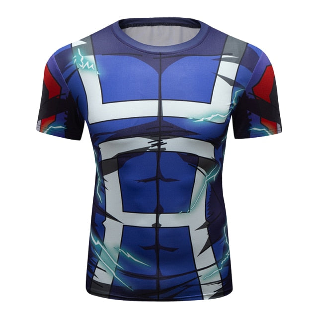 My Hero Academia 'UA Uniform | Full Cowling' Elite Short Sleeve Rashgu ...