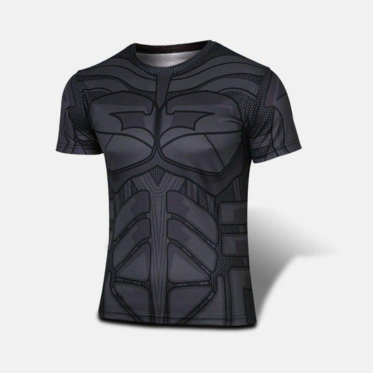 Batman Animated Short Sleeve Compression Rash Guard | RashGuardStore ...