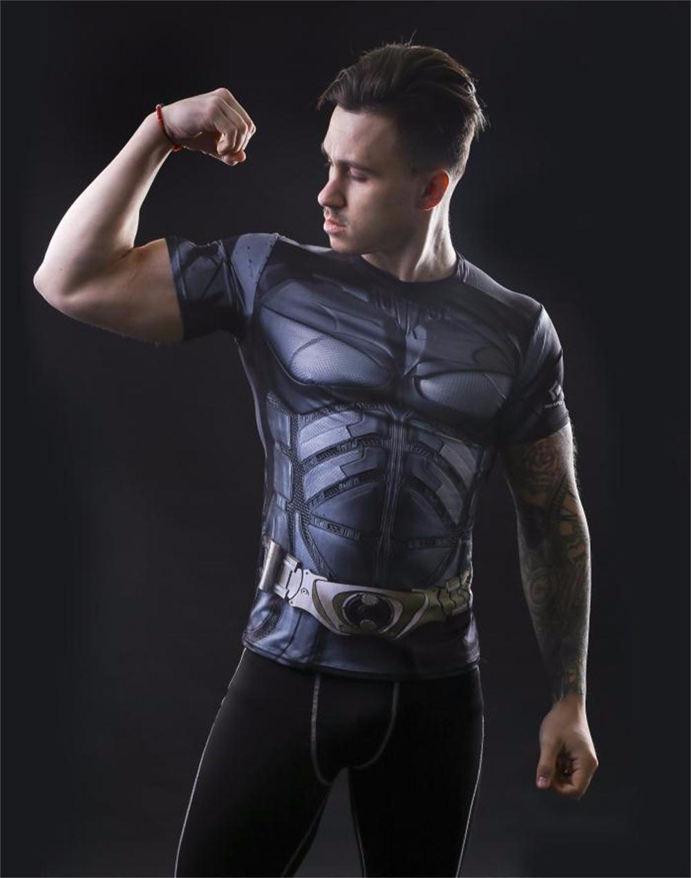 Batman Dark Knight Compression Short Sleeve Rash Guard — HeroCompression