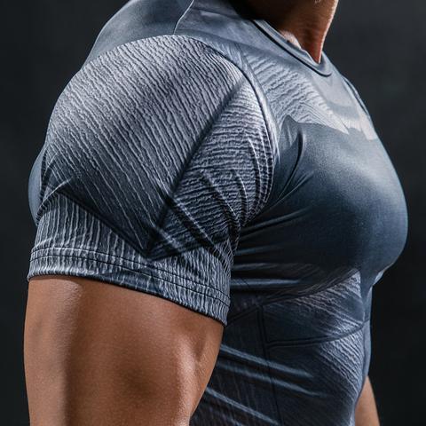 Batman Outsiders Animated Short Sleeve Rashguard | RashGuardStore.com ...