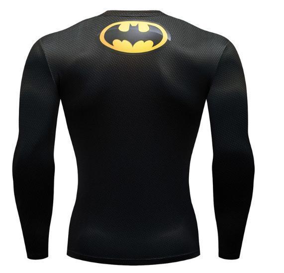Batman 'Tim Burton' Premium Dri-Fit Long Sleeve Rash Guard ...