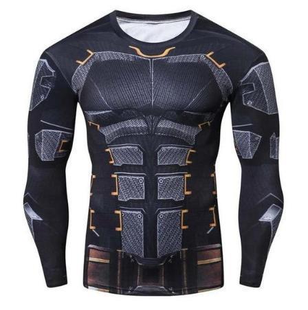 Batman 'Tumbler' Compression Long Sleeve Rash Guard — HeroCompression