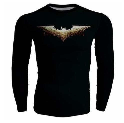 Batman 'Year One' Compression Long Sleeve Rash Guard — HeroCompression
