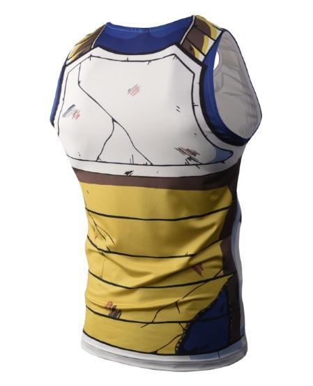 Battle Damaged Vegeta Cell Armor Dragon Ball Z Tank Top — HeroCompression