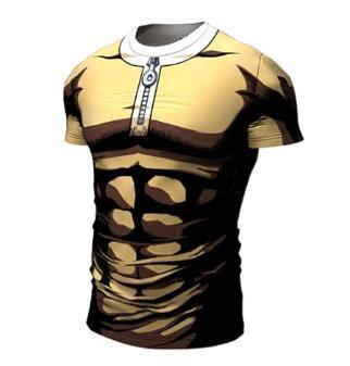 One Punch Man 'Serious Saitama' Short Sleeve Premium Compression RashG ...