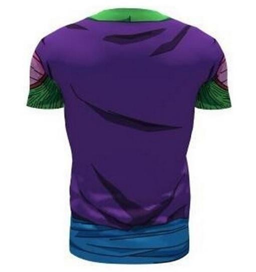 Picollo Armor Dragon Ball Z Compression Short Sleeve Rash Guard ...