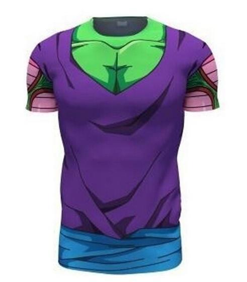 Picollo Armor Dragon Ball Z Compression Short Sleeve Rash Guard ...