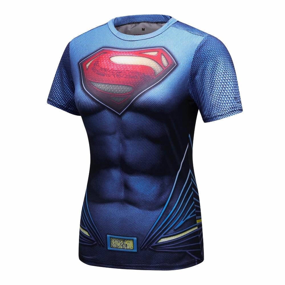 Women's Superman Compression Elite Short Sleeve Rashguard — HeroCompression