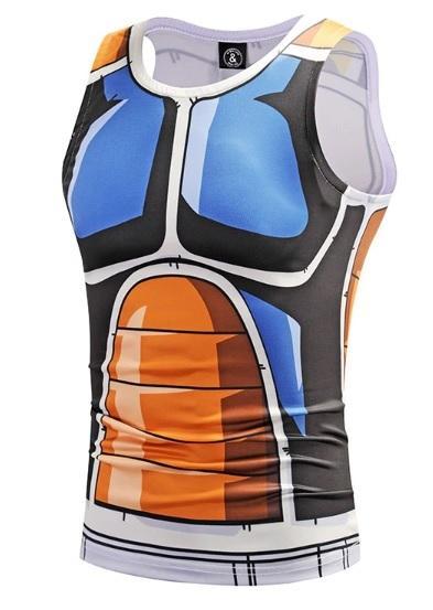 Raditz Armor Dragon Ball Z Tank Top — HeroCompression