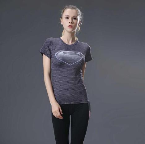 Supergirl 'Daughter Of Krypton' Compression Short Sleeve Rash Guard ...