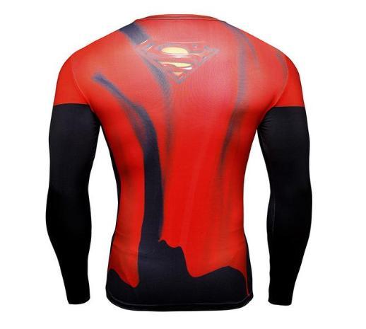 Superman "Dark" Compression Long Sleeve Rashguard — HeroCompression