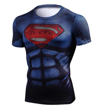 Superman "Kingdom Come" Compression Short Sleeve Rashguard ...