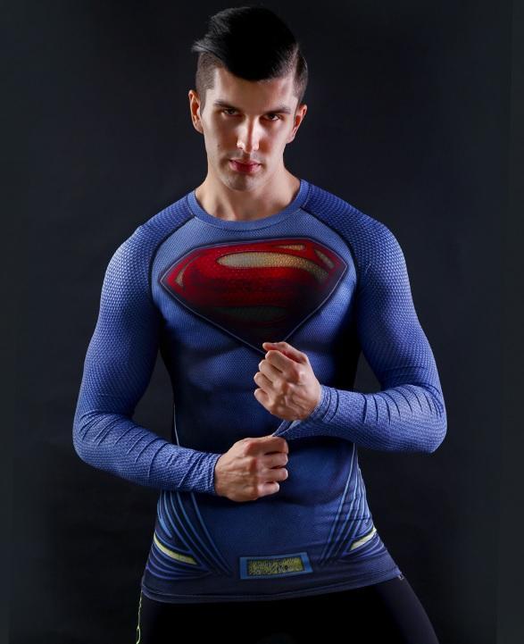 Superman Rash Guard Compression Shirt – HeroCompression