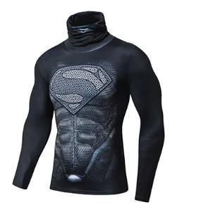 Superman "Son Of Superman" Long Sleeve Compression High Collar Rashgua ...