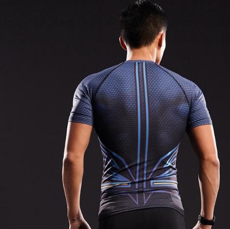 Superman "Young Justice" Compression Short Sleeve Rashguard ...
