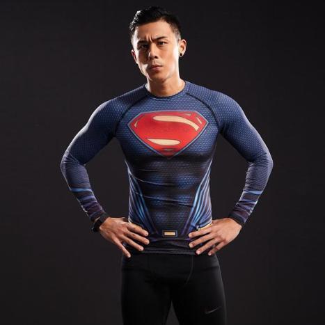 Superman Rash Guard Compression Shirt – HeroCompression