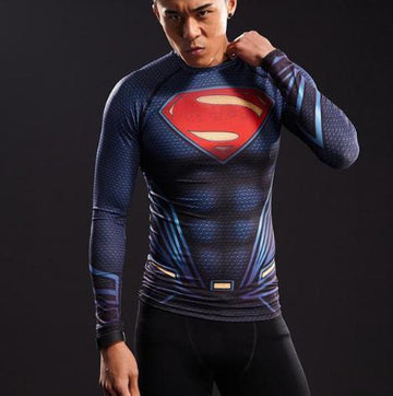 Superman Rash Guard Compression Shirt – HeroCompression