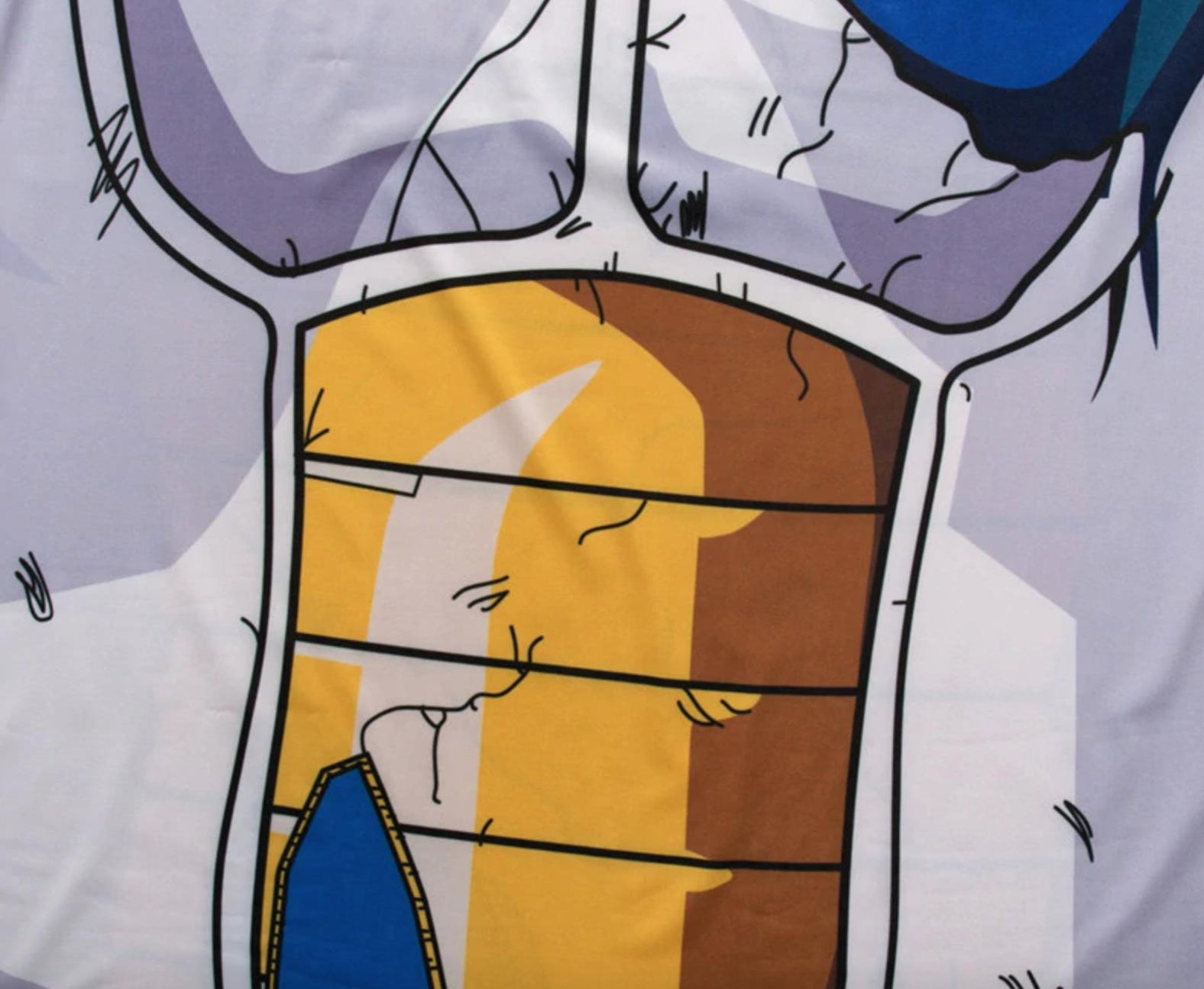 Vegeta Battle Damaged Armor Dragon Ball Z Compression Rash Guard ...