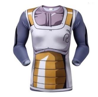 Vegeta Resurrection F Dragon Ball Z Compression Long Sleeve RashGuard ...