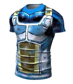 Vegeta SSB Limit Breaker Dragon Ball Z Short Sleeve Dri Fit Rash Guard ...