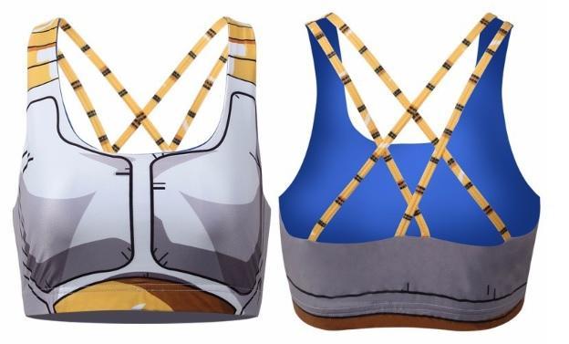Women's Vegeta Dragon Ball Z Bra — HeroCompression
