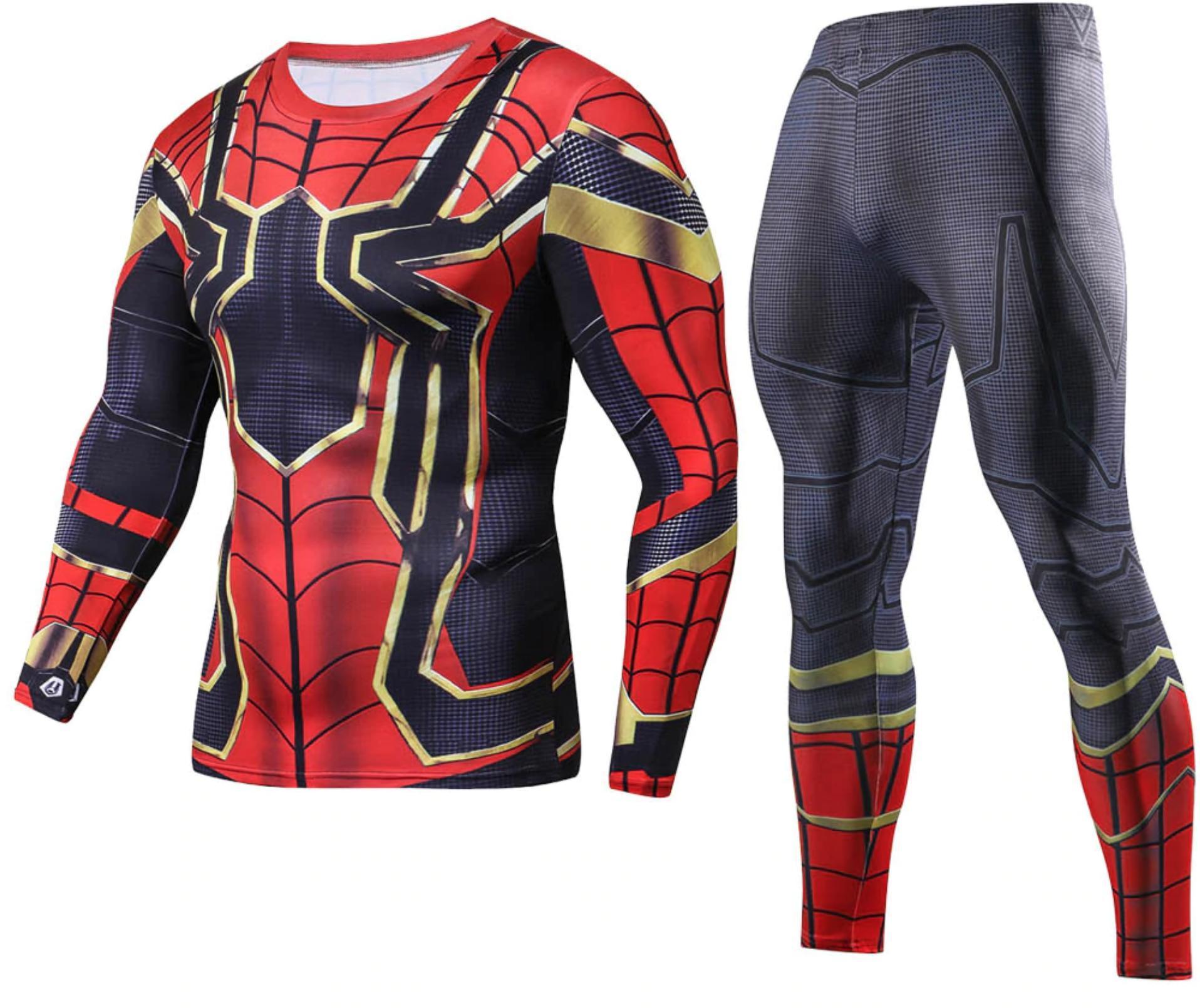 Spider Man 'Iron Spider Man' Compression Rashguard Set – HeroCompression
