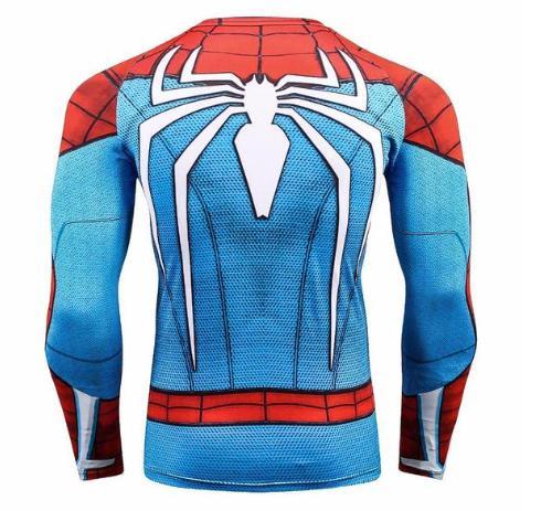 Spider Man "Scarlet Spider Man" Compression Long Sleeve Rashguard ...