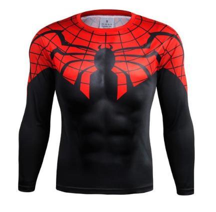 Spider Man "Superior" Compression Long Sleeve Rash Guard – HeroCompression