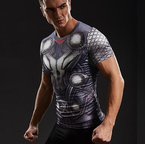 Thor 'Battle Armor' Short Sleeve Compression Rashguard – HeroCompression
