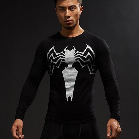 Venom 'Animated' Compression Long Sleeve Rashguard – HeroCompression